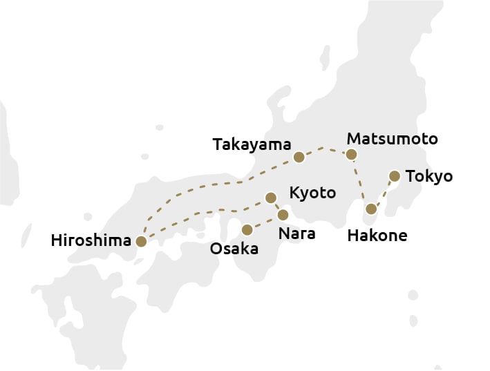 Treinreis Ontdek Japan per trein | Destin Travel